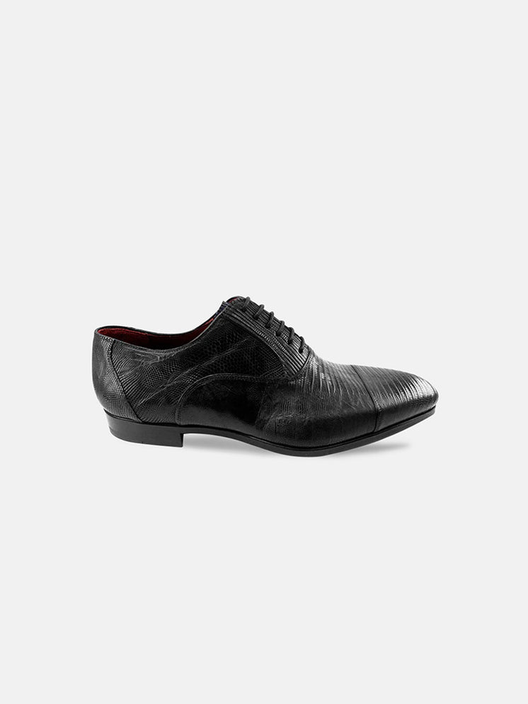Magnanni Lizard-Skin Lace-Up Designer Shoes for men-The Boutique Asia